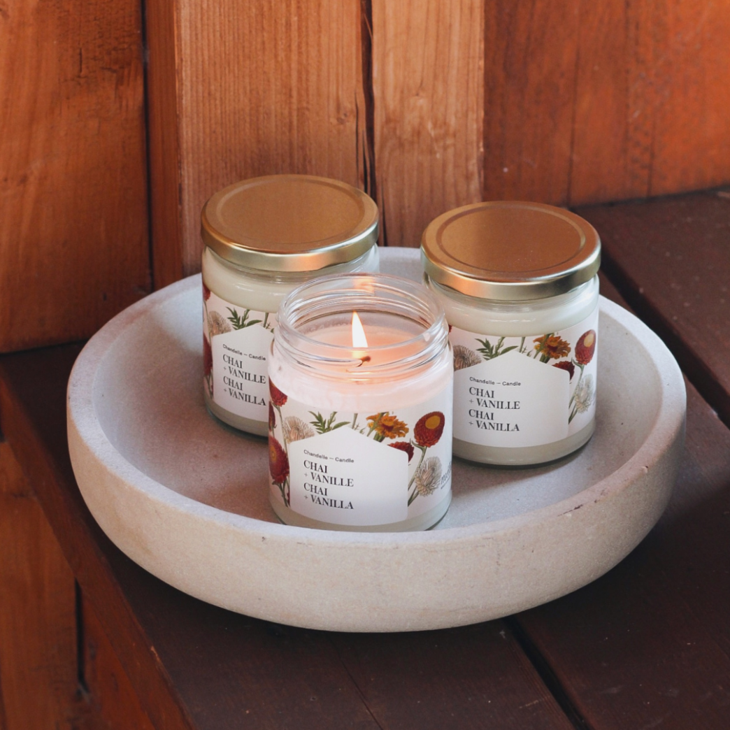 Chandelle Chaï Latté par Mélia | Miels d'Anicet